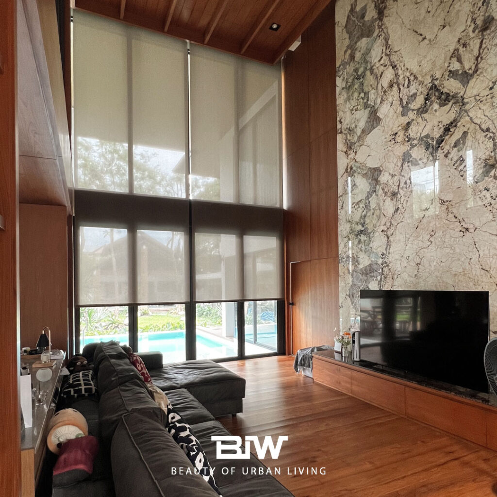 ผลงานการติดตั้งม่านม้วน มศว (BIW-3003-03) - BIW